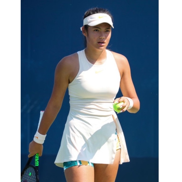 Nike | Dresses | Nike Tennis Dress Guava Iceorange Peel Emma Raducanu ...